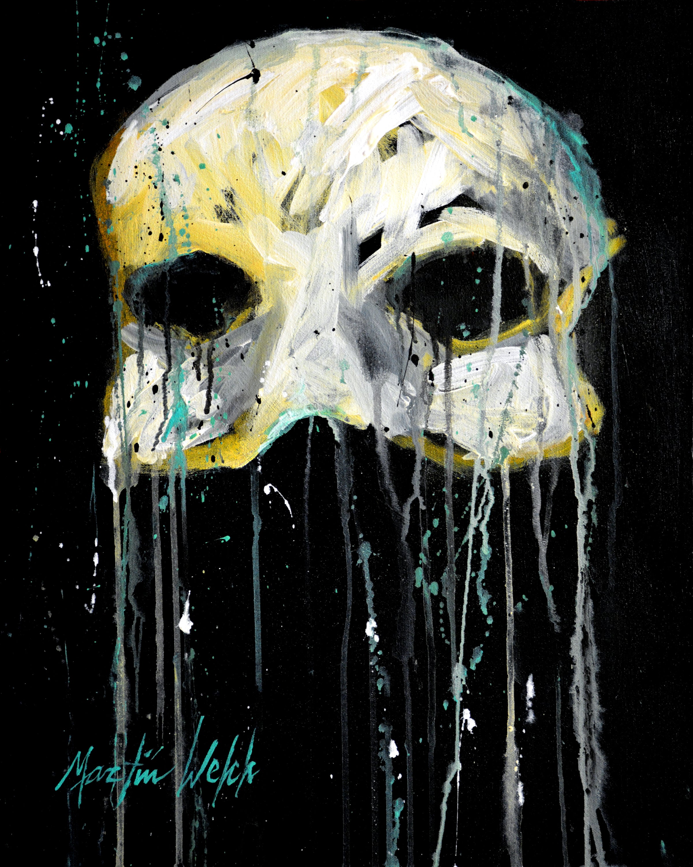 Mysterious - Mask - 11"x14" Print – Martin Welch Art